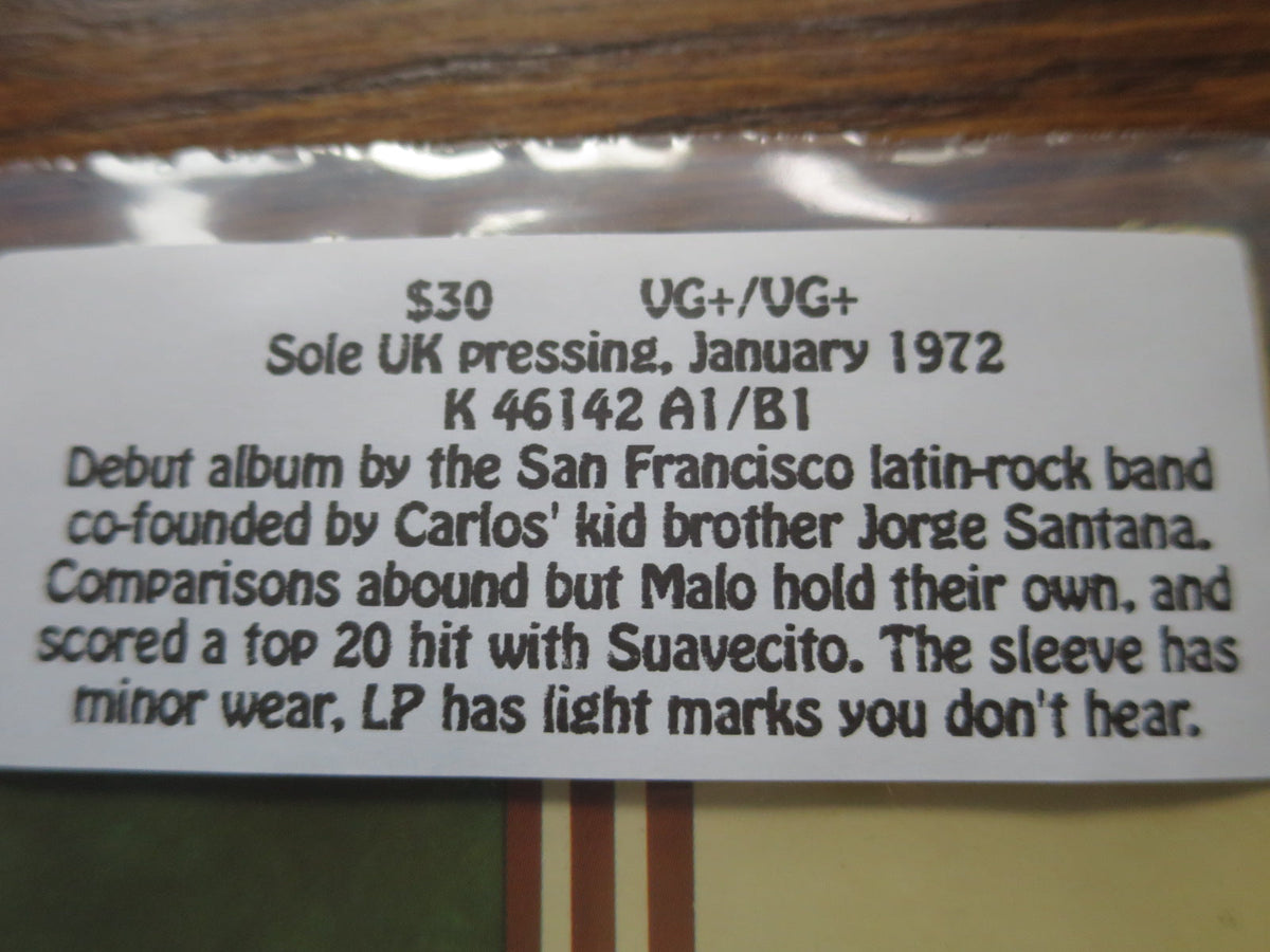 Malo - Malo – Luke's Records