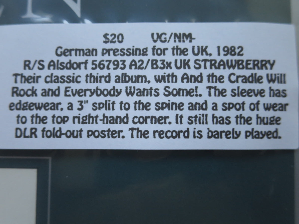 Van Halen - Women and Children First – Luke's Records
