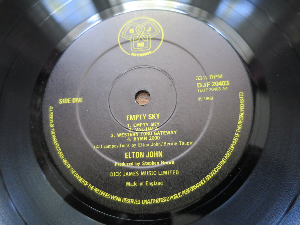 Elton John - Empty Sky – Luke's Records