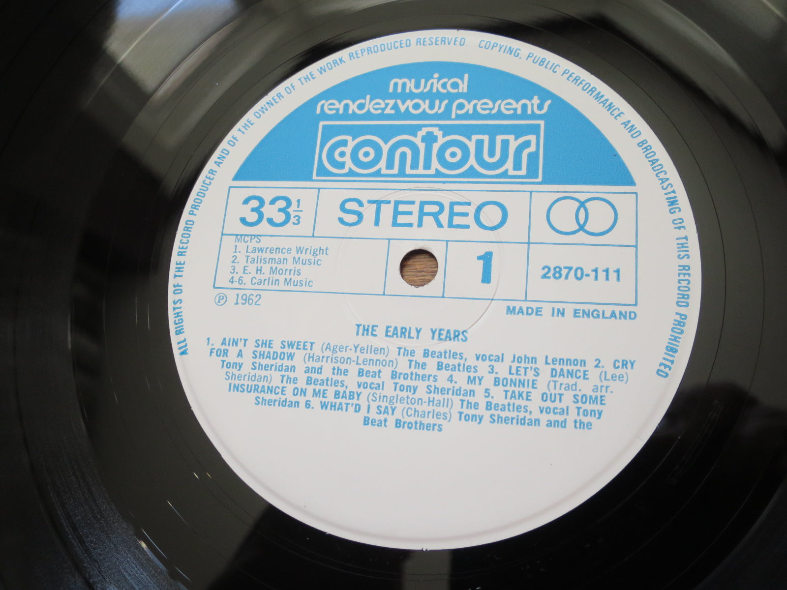 The Beatles - The Early Years featuring Tony Sheridan – Luke's Records