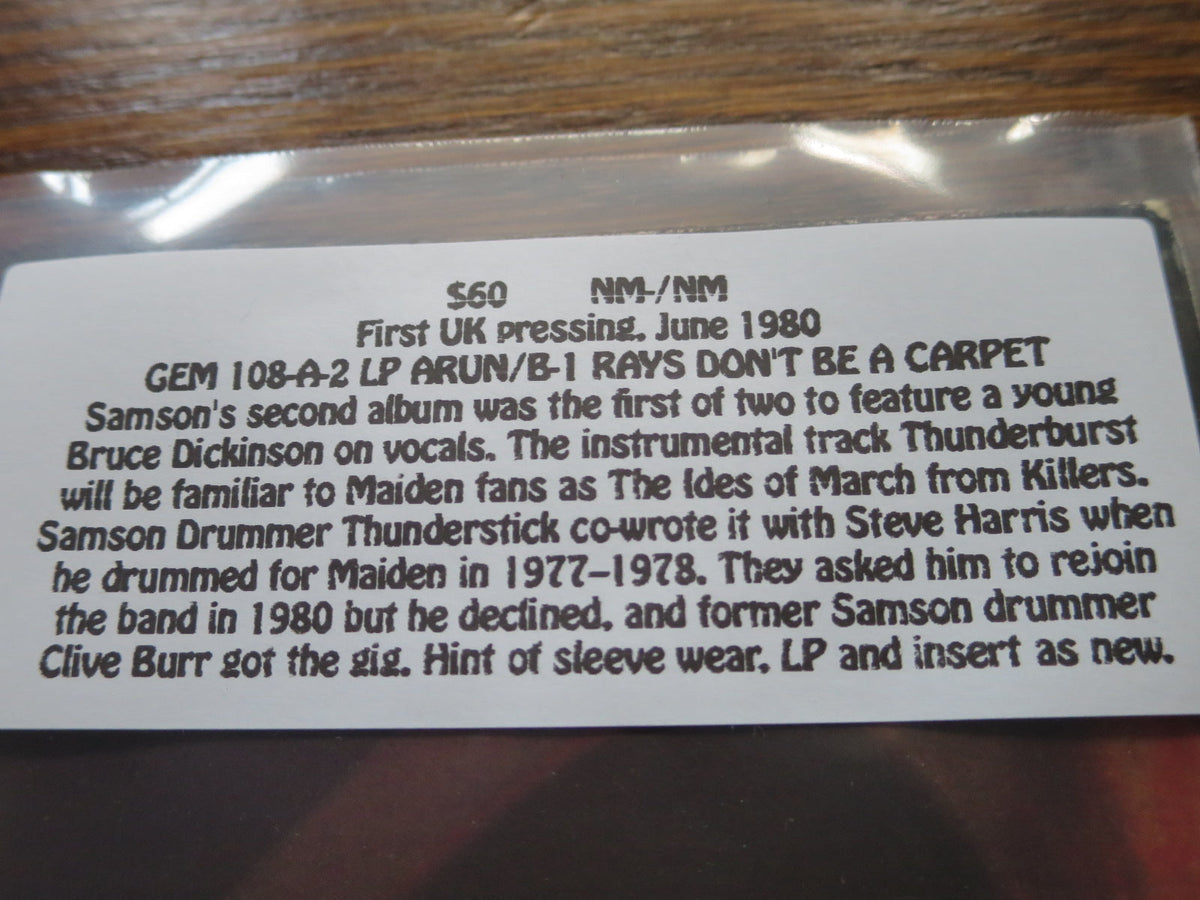 Samson - Head On (with Bruce Dickinson) – Luke's Records